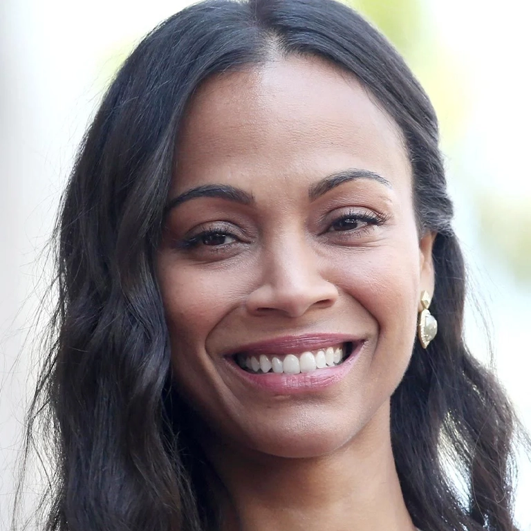 Zoe Saldana Teeth - International Plus